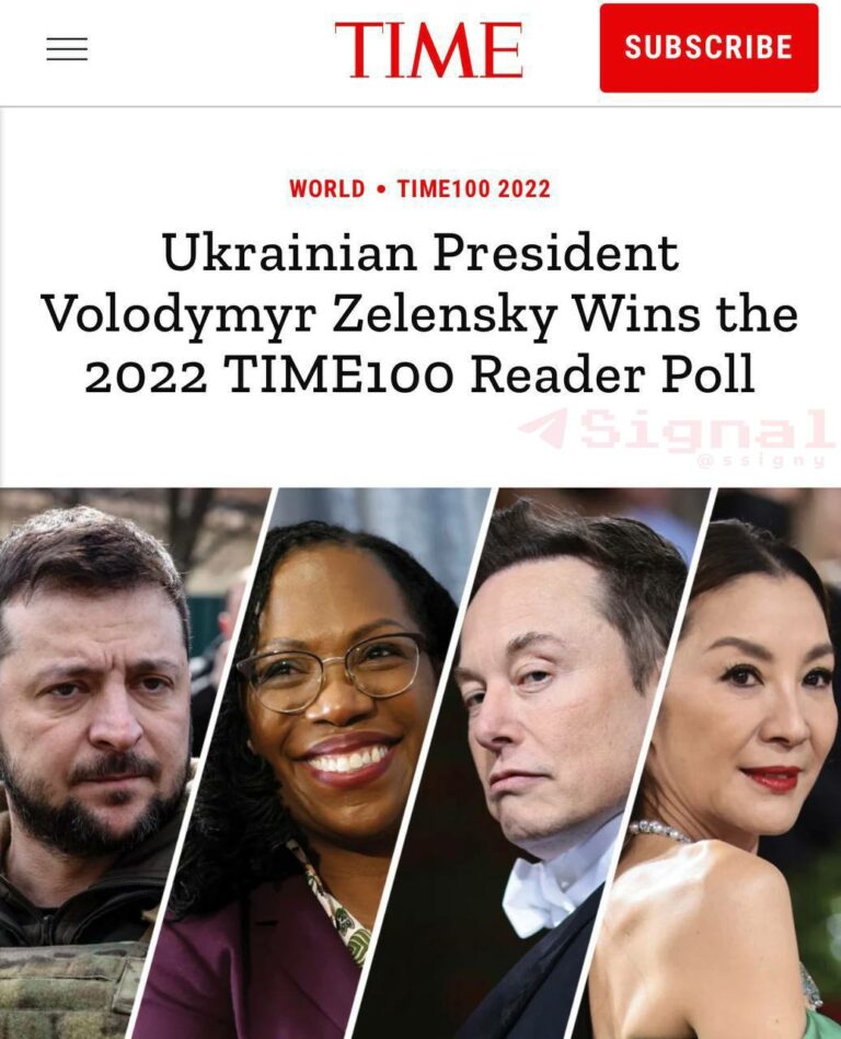 Time Magazine loves Zelensky, tells you all you need to know about ...